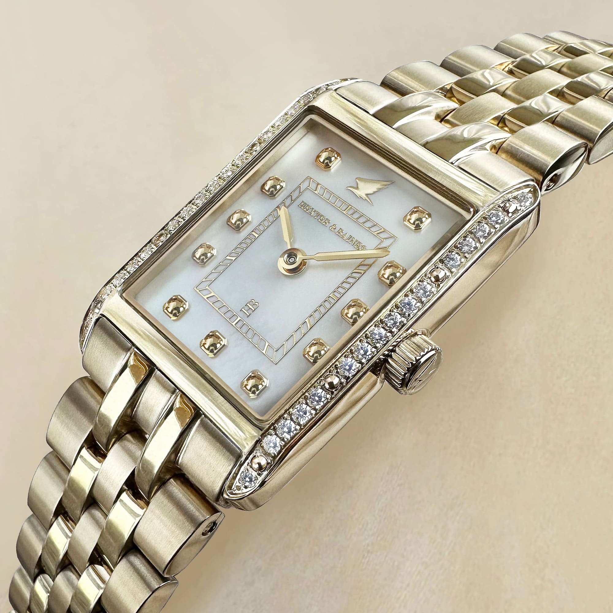 H&B Gala Pavé, Gold & Pearl - Hexter & Baines