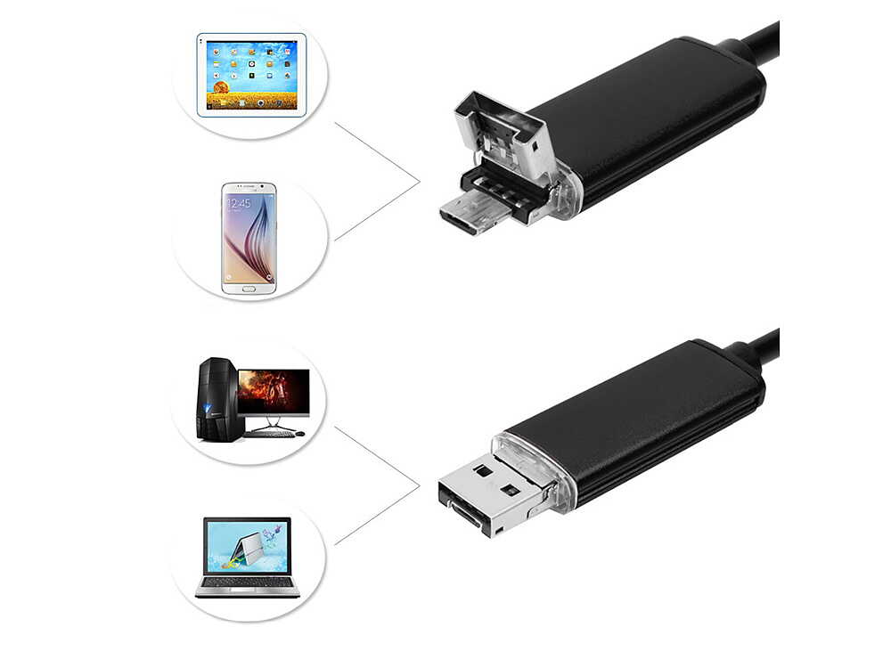 Inspektionskamera vattentät / 10 m / zoom / färgbild - TemNet