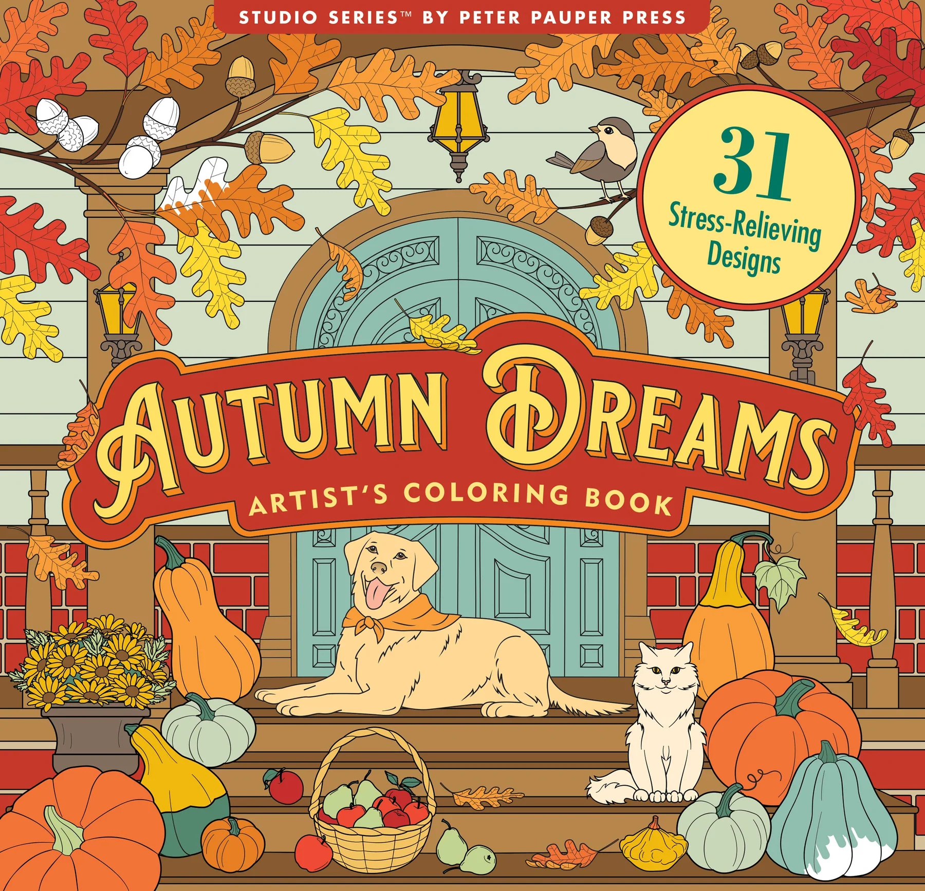 Autumn Dreams Adult Coloring Book - paperme.se