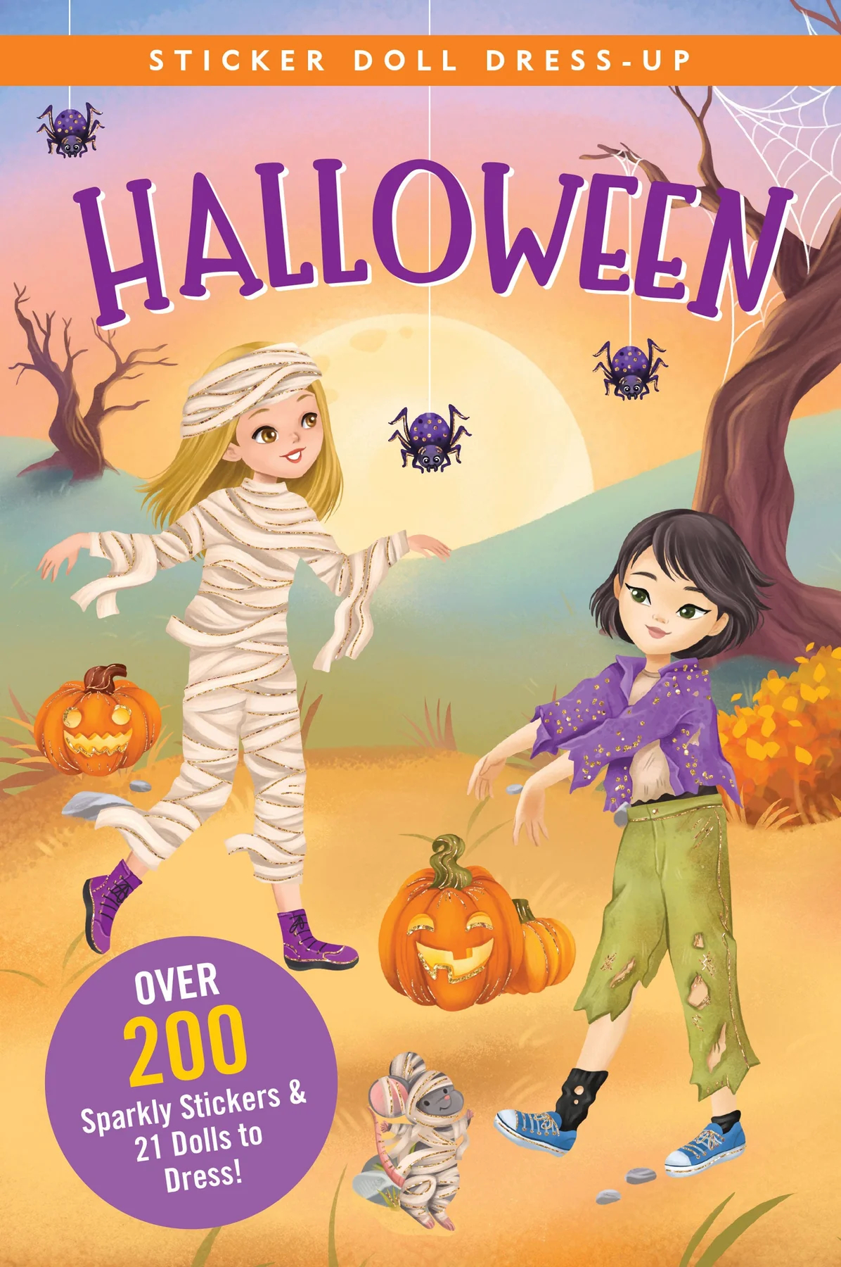 Halloween Sticker Doll Dress-Up Book - paperme.se