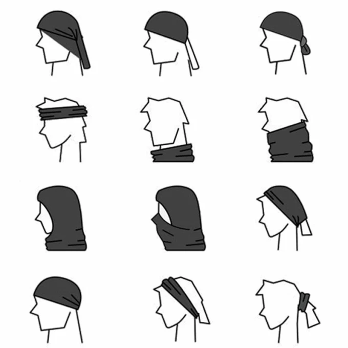 Multiscarf Bamse med vänner - BRIV - OUTDOOR FOR EVERYONE!