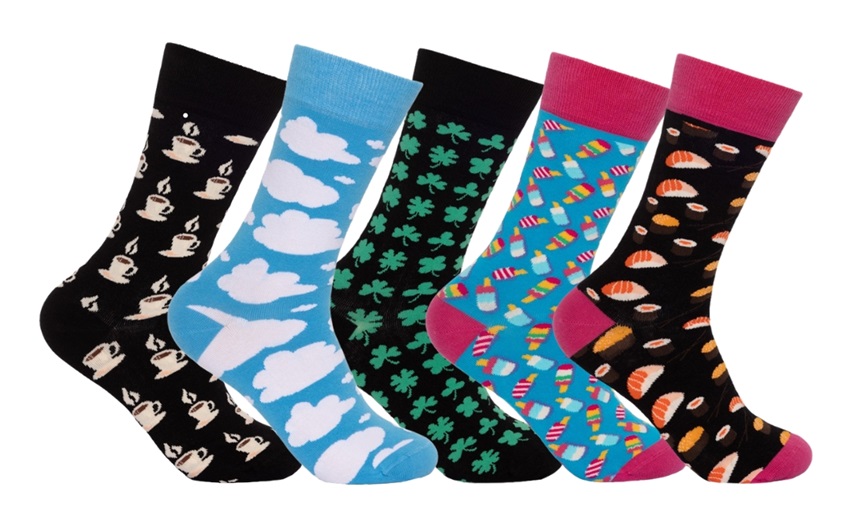 5-Pack Strumplandet Mönstrade Strumpor