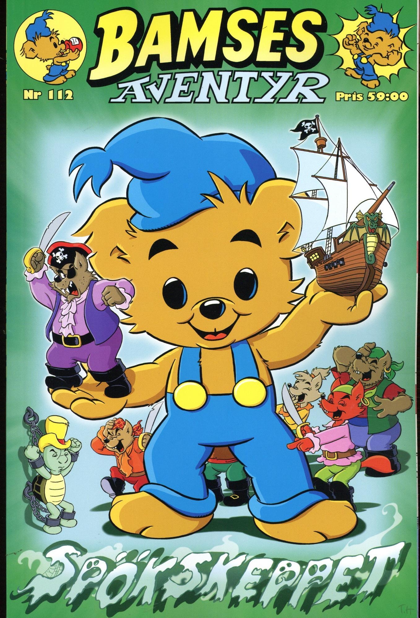 Bamses äventyr 112, Spökskeppet - Seriekällaren