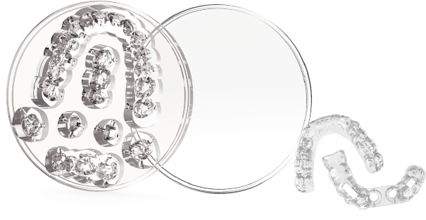 Aidite PMMA Splint transparent 98 x 18 mm