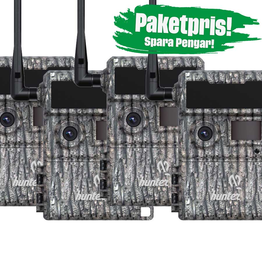 Hunter OBI 1 Cloud Viltkamera 4-Pack - Bearplayshop.se