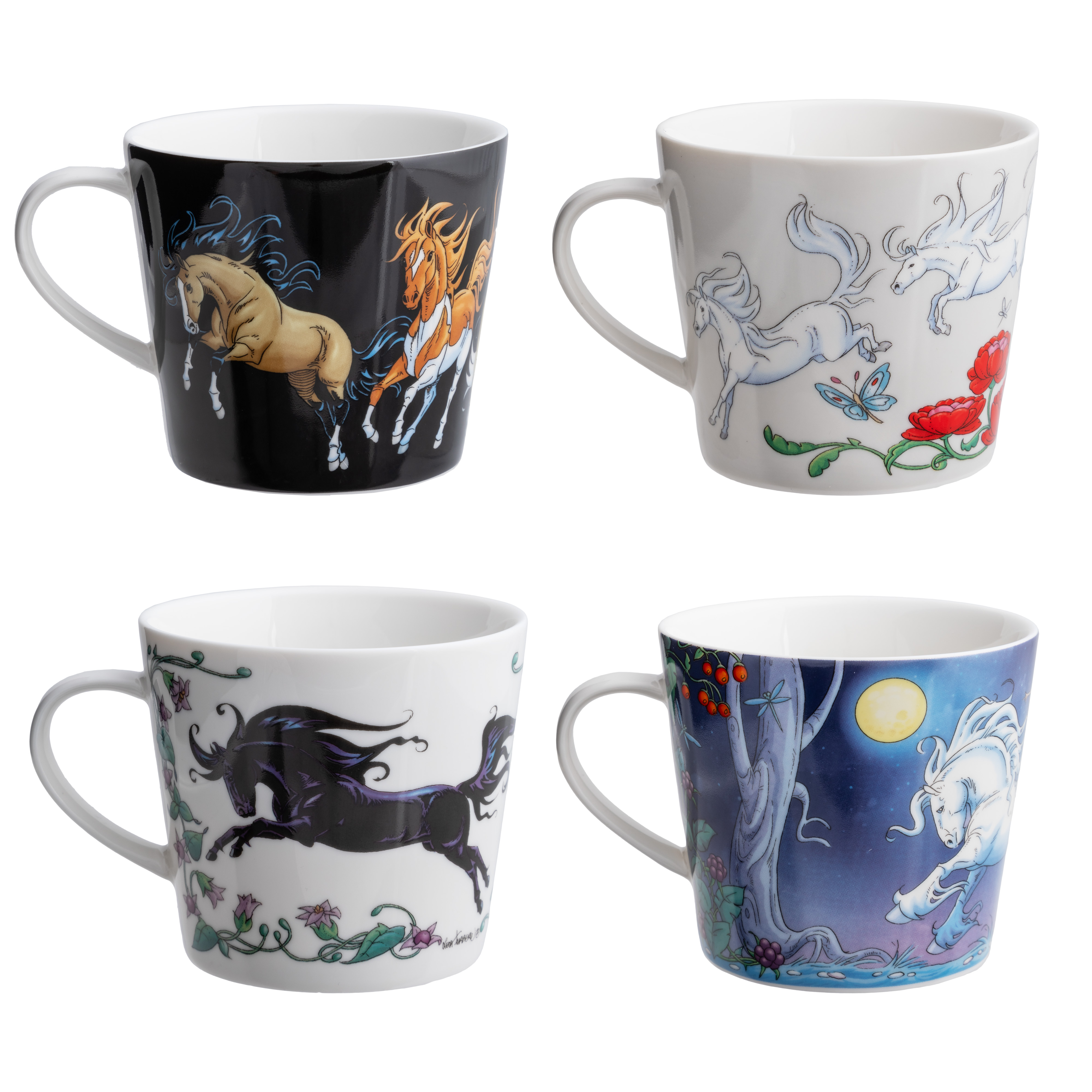 Lena Furberg Häst Muggar 4-Pack (Nya motiv 2024) - Nellispresenter