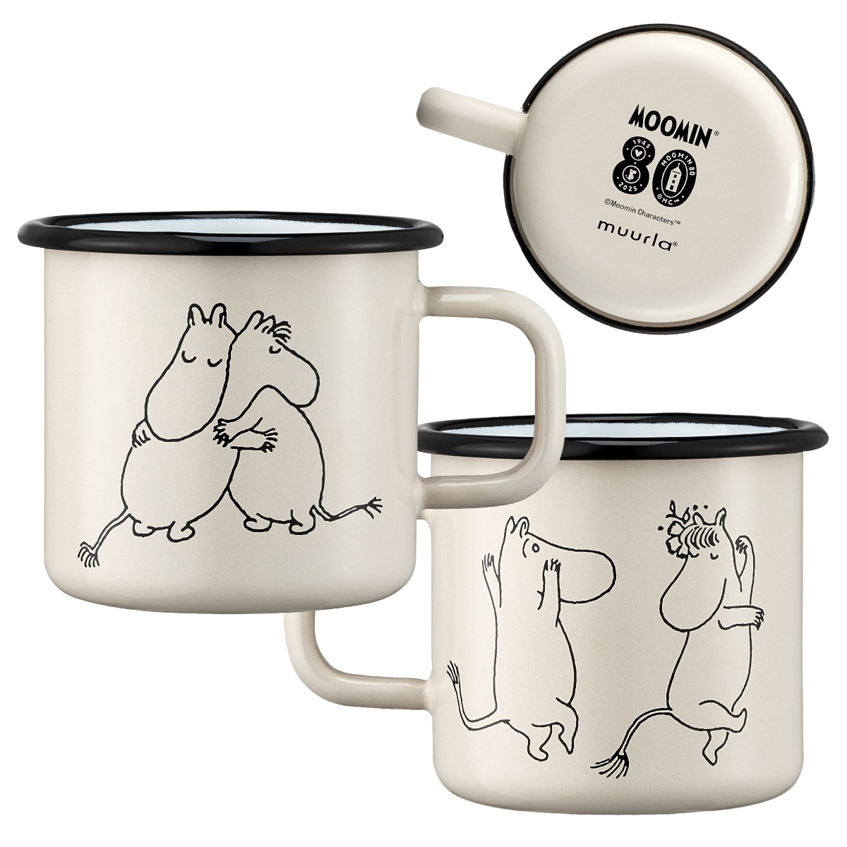 Mysbod.se - Mumin Emaljmugg 3,7 dl - Moomin 80