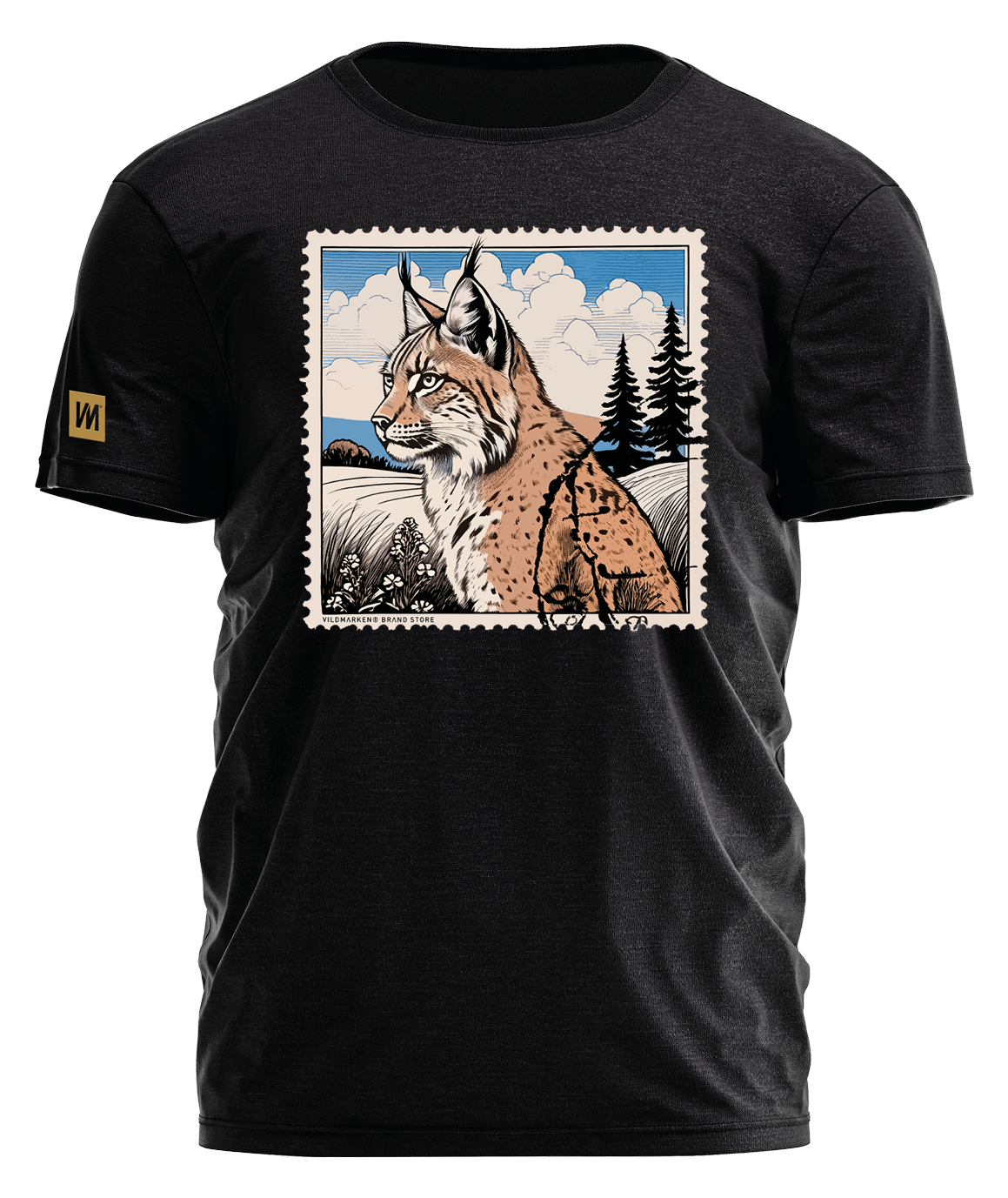 Lynx Stamp t-shirt - VILDMARKEN® Brand Store