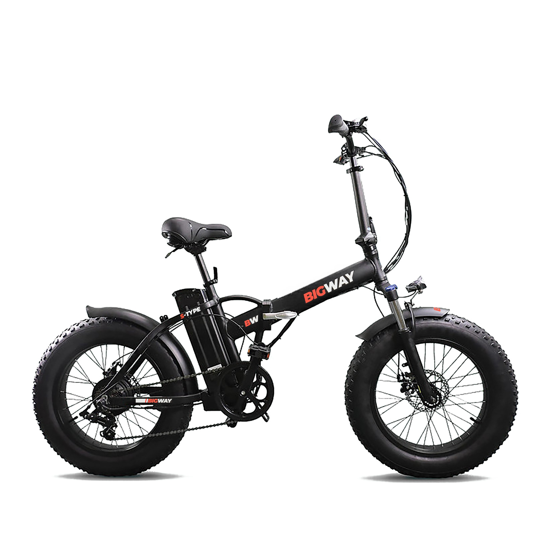 BIGWAY 20" FAT BIKE 250W 36V ELECTRIC BIKE S-TYPE - BIGWAY.SE