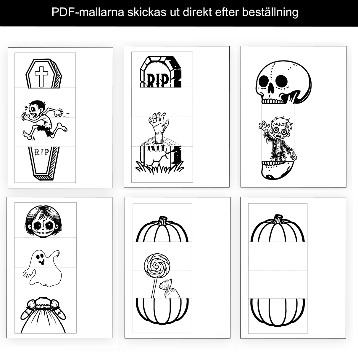 Halloweenpyssel - Surprise kort - Miniventor