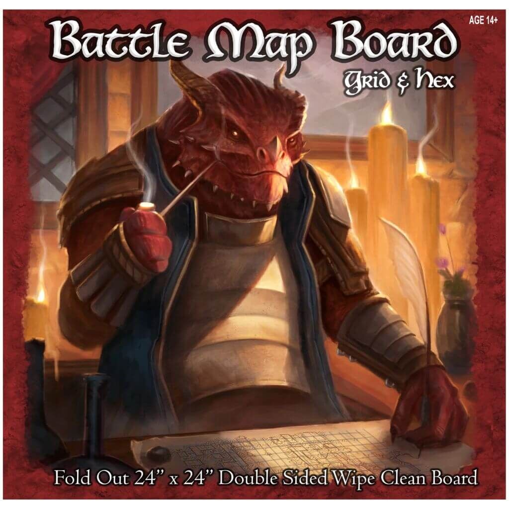 Battle Map Board - Grid & Hex - Speljätten
