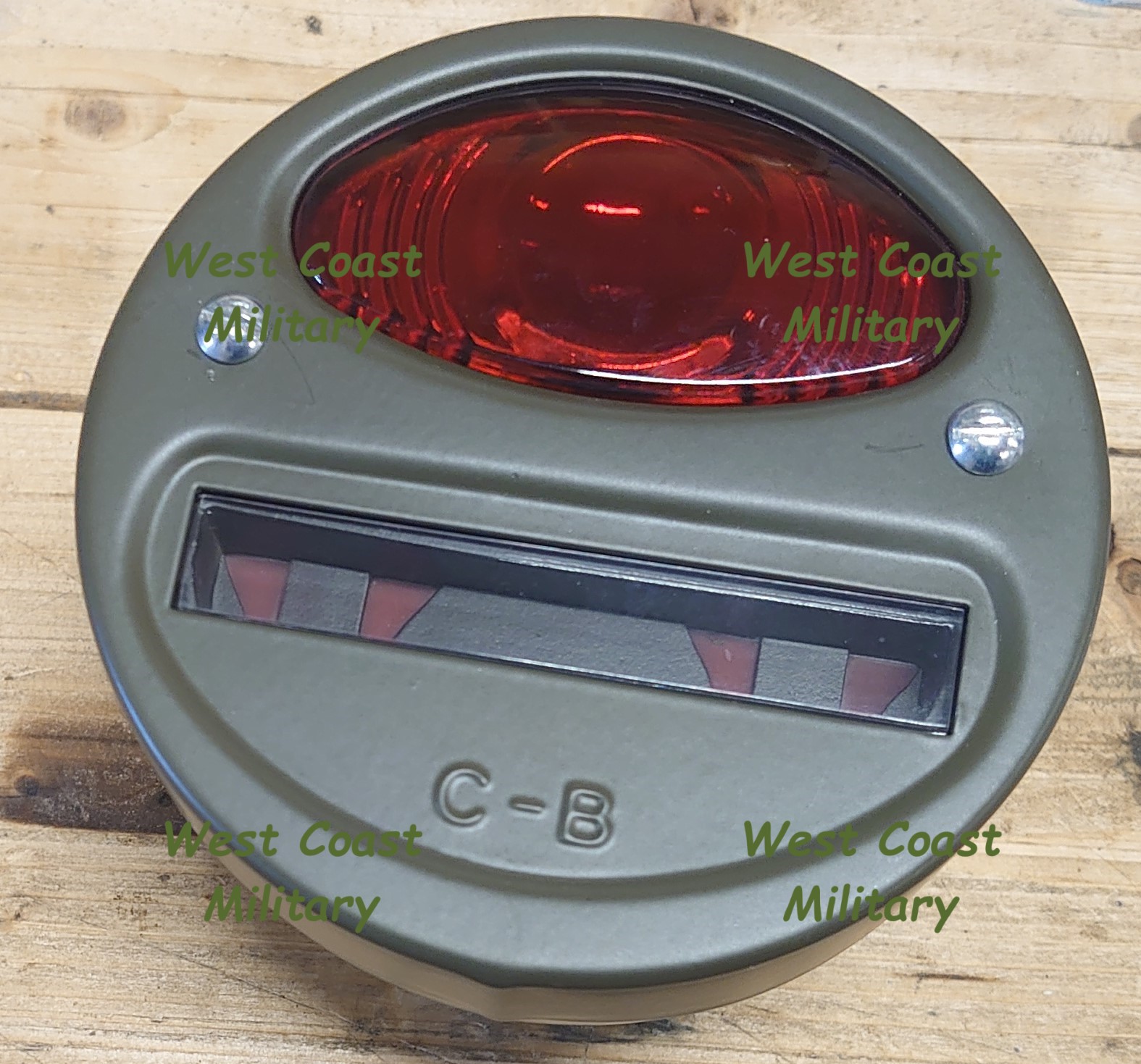 Tail Light 12V Left Blackout Light - West coast military