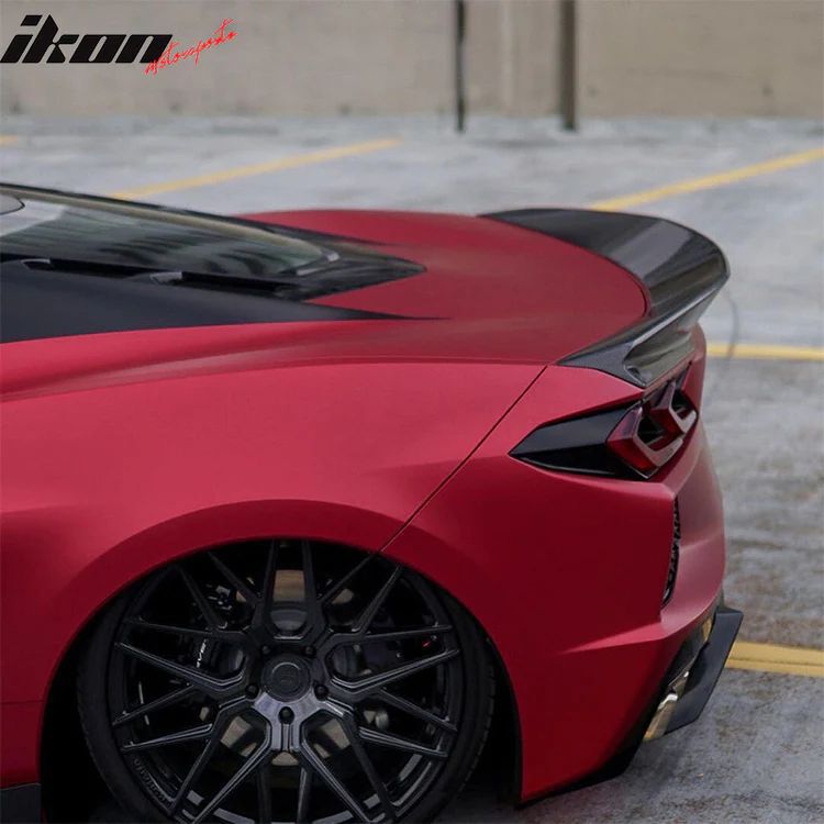 DUCKBILL Style Bake Spoiler - Blank Svart (CORVETTE 20-24 C8) - C-Parts ...
