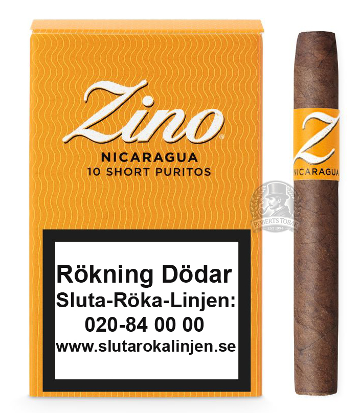 Zino Nicaragua Short Puritos 10p - Roberts Tobak