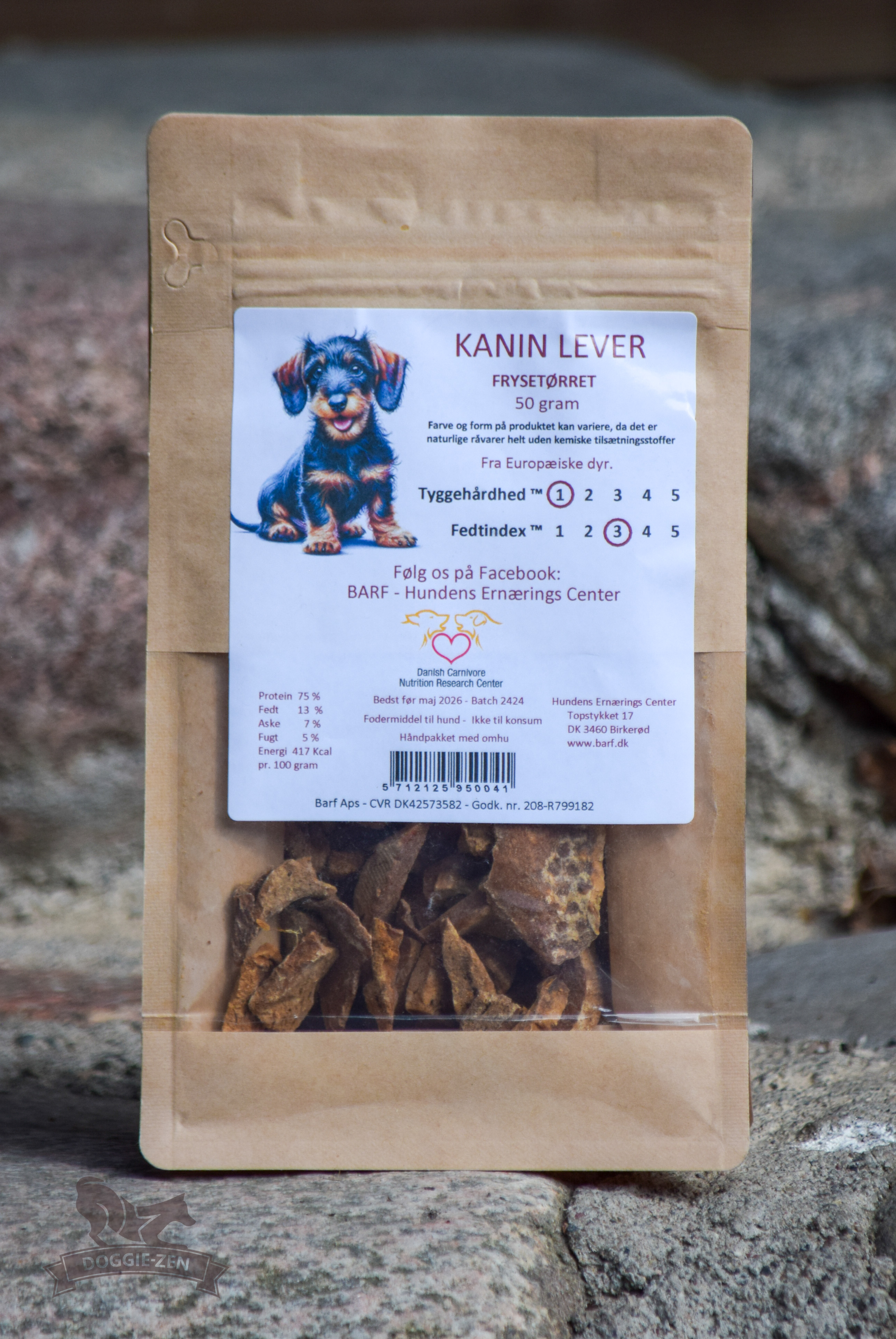 Barf Rabbit Liver Freeze-Dried 50 g - Doggie-Zen