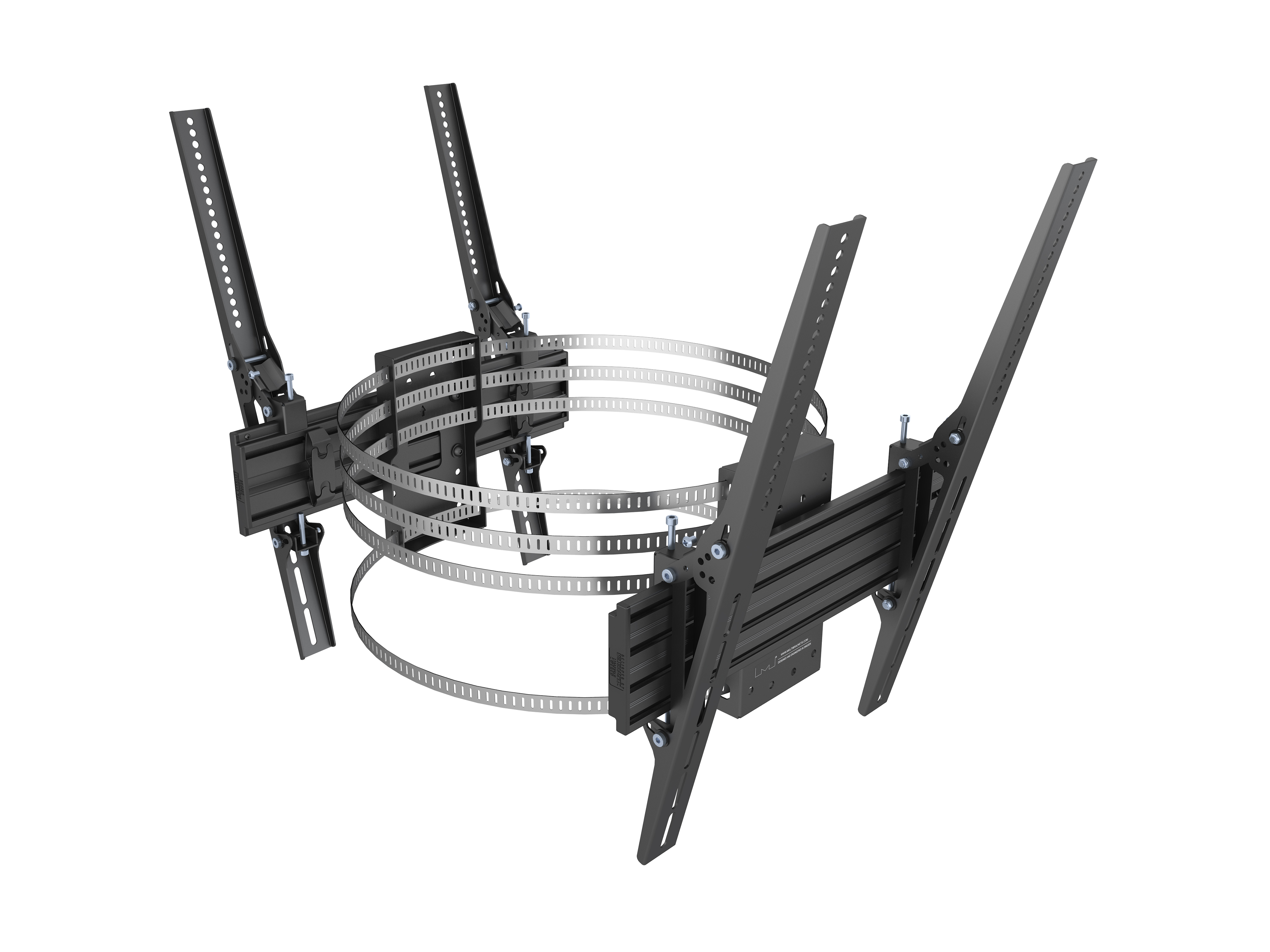 Pro Series - M Wallmount Column Dual HD - Multibrackets