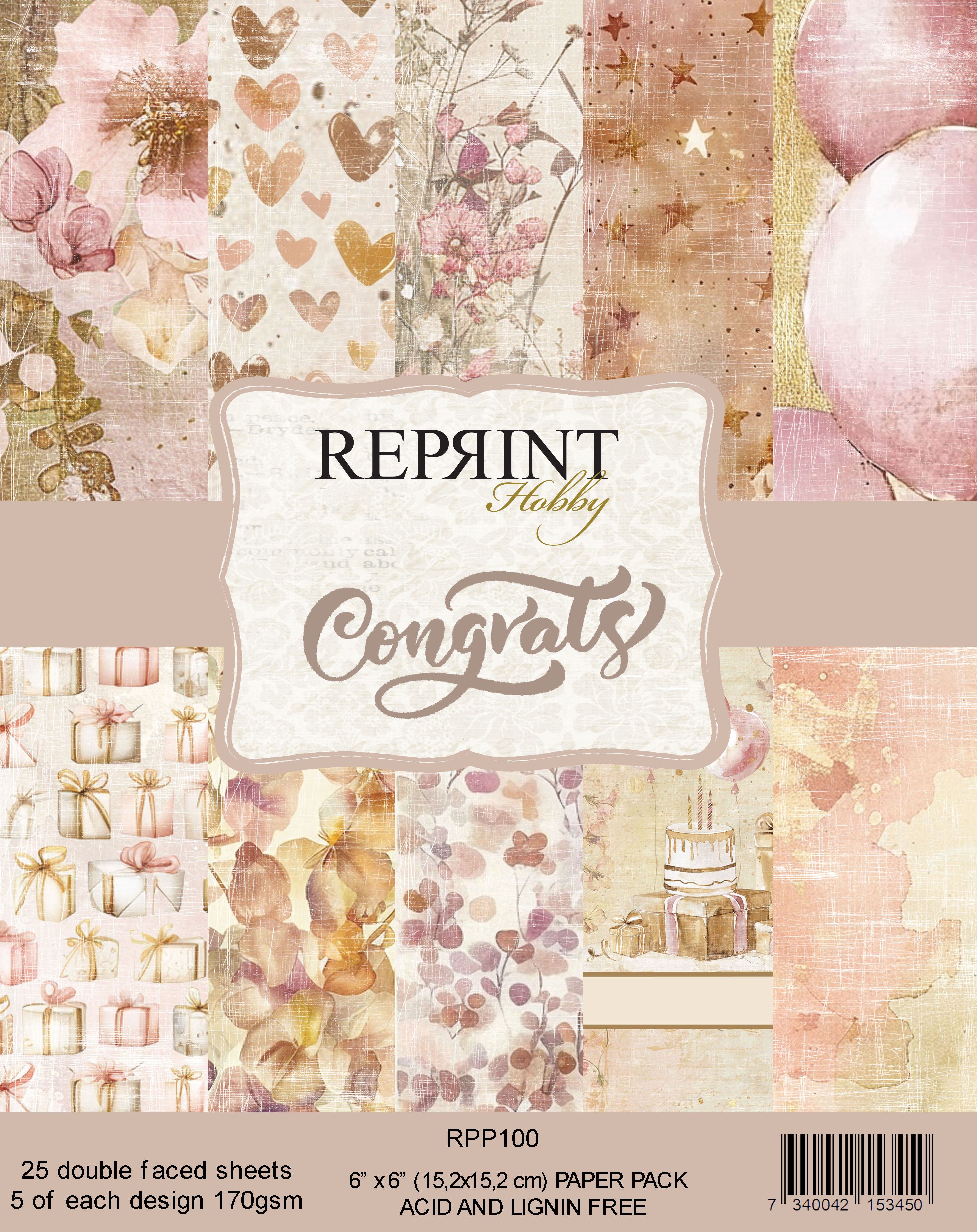 Paperpack Reprint - Congrats Collection - 6x6 - Reprint Hobby