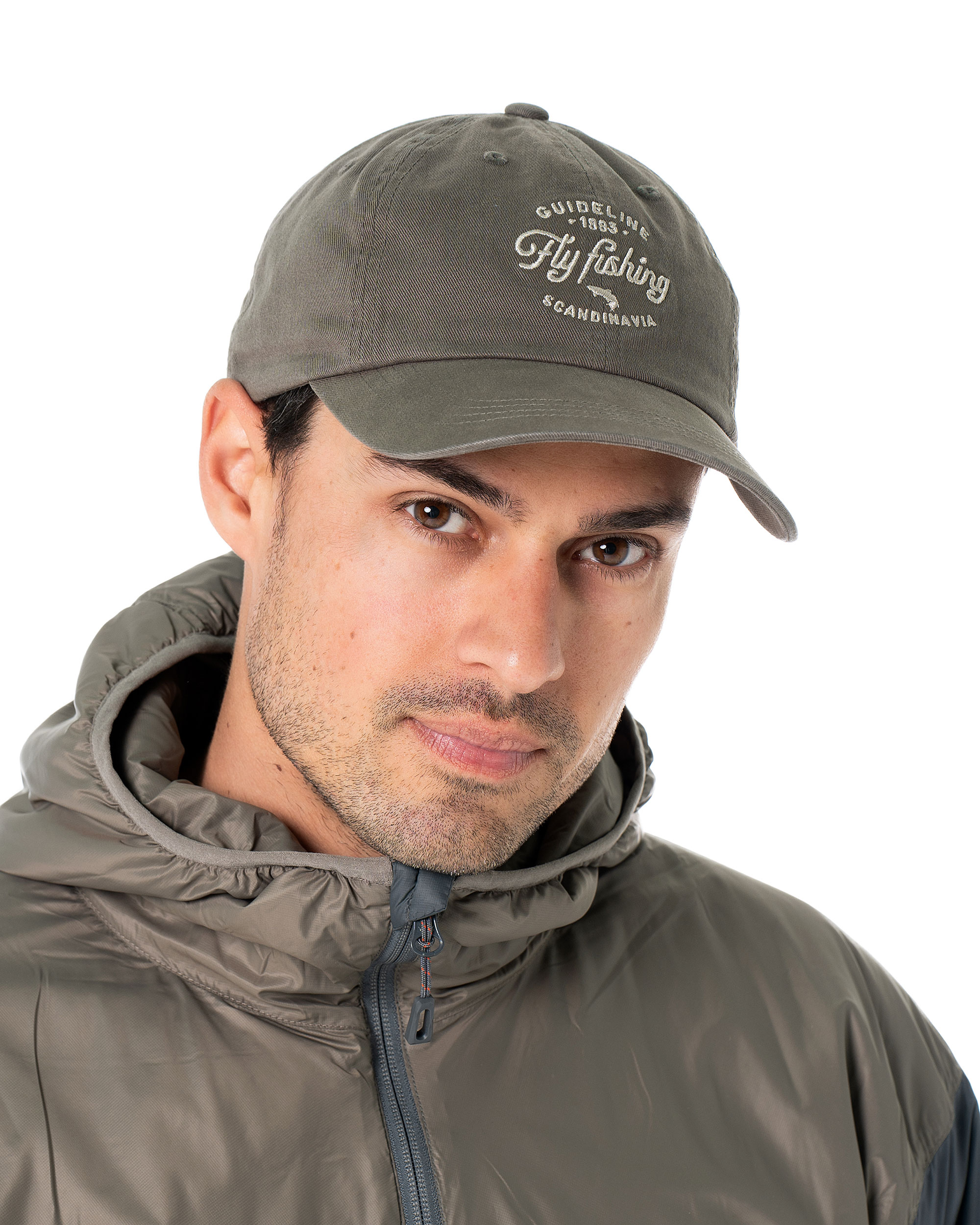Guideline Fly Fishing Dad Cap - Forest Grey - Wittlock Sportfiske