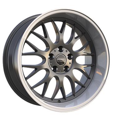 Ocean Wheels Super DTM - 18x8,5 ET6 Hjulpaket - Antracit - Royal Parts