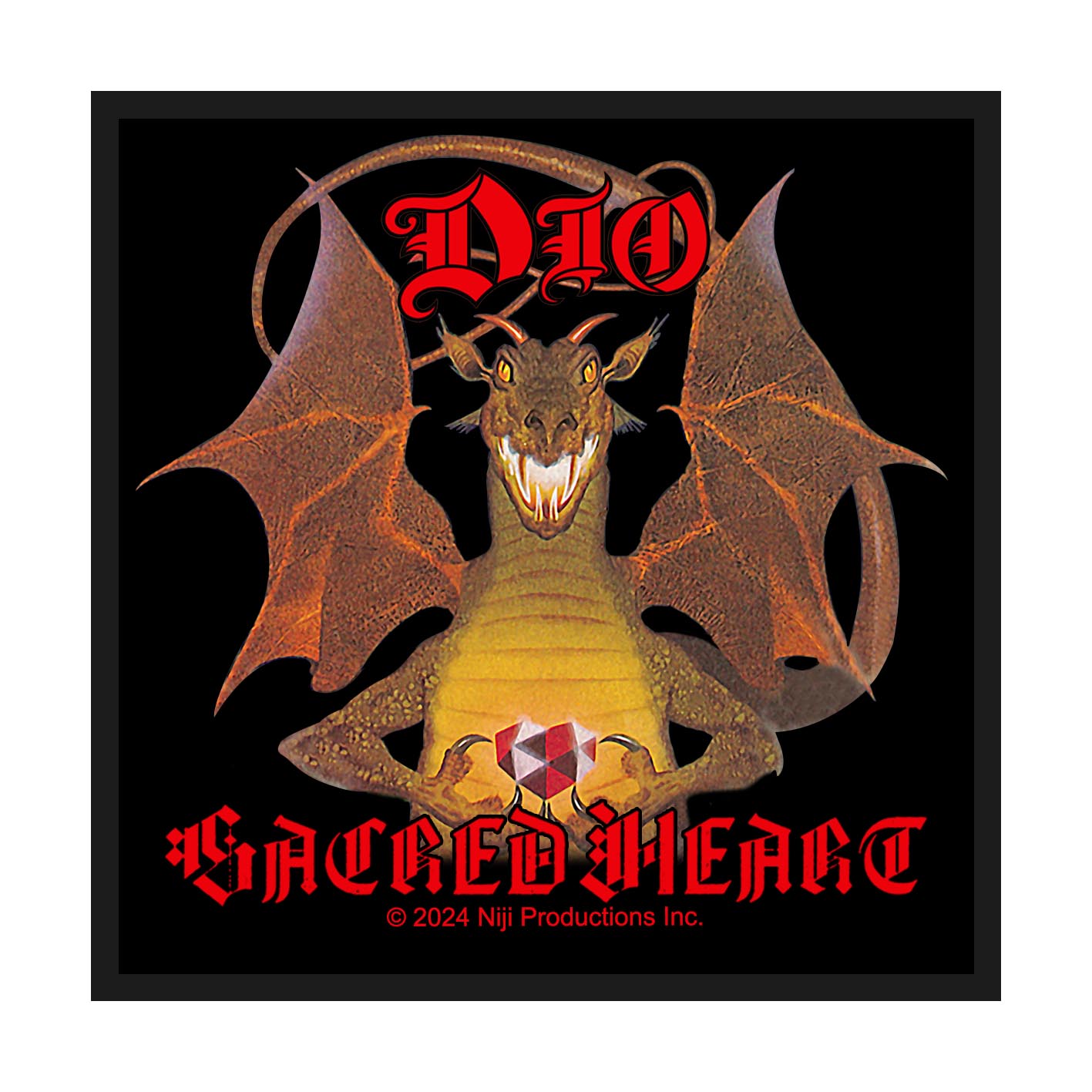 Dio Sacred Heart Patch - Rockzone