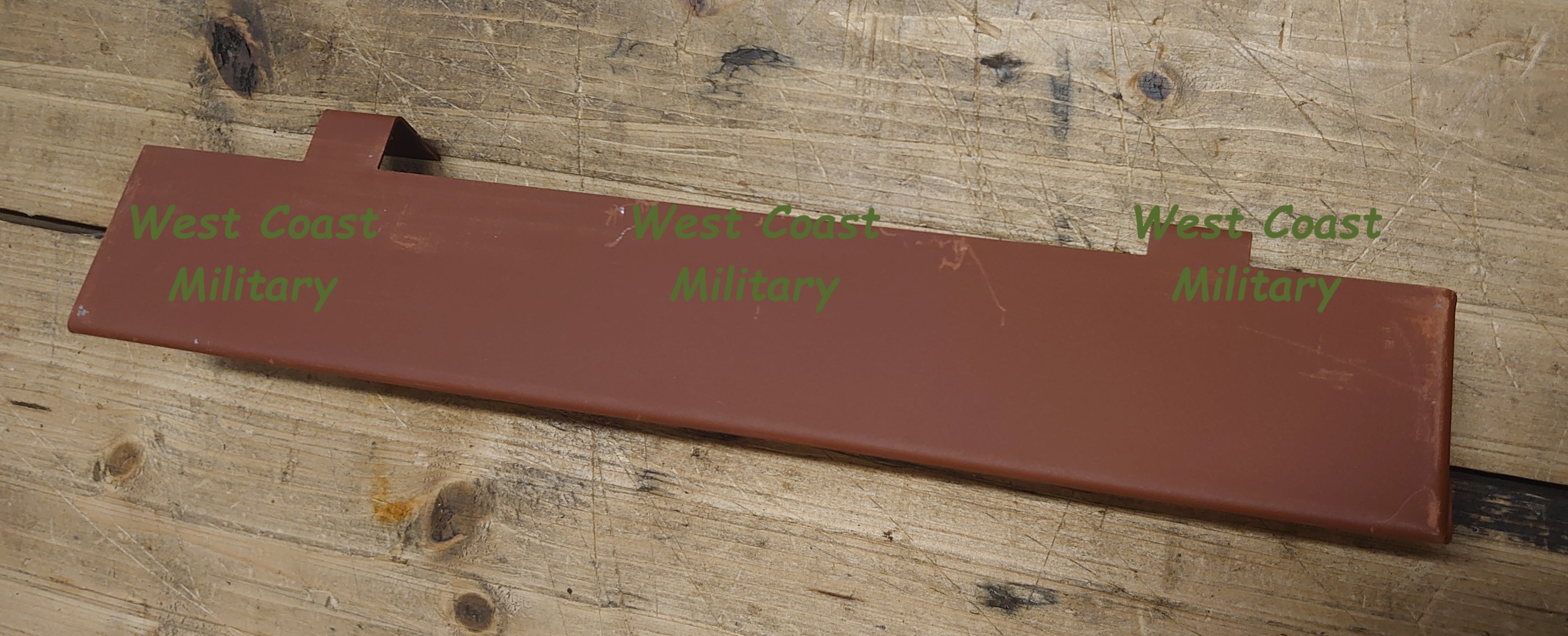 Rain shield under hood - West coast military