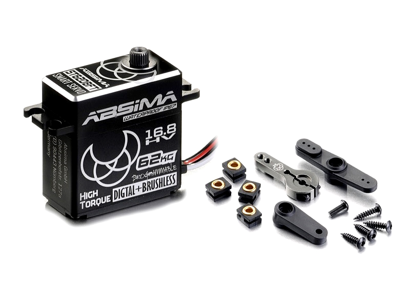 Servo 62kg (vid 16,8v) HV 3S/4S Digital Alu Servo ST62DBFT Crawler-Spec ...
