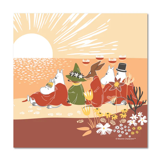 Mysbod.se - Mumin Servetter - Sunset Red