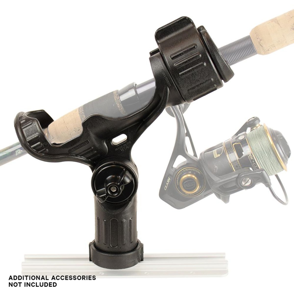 Yakattack Omega Rod Holder with LockNLoad Track Mounting Base ...