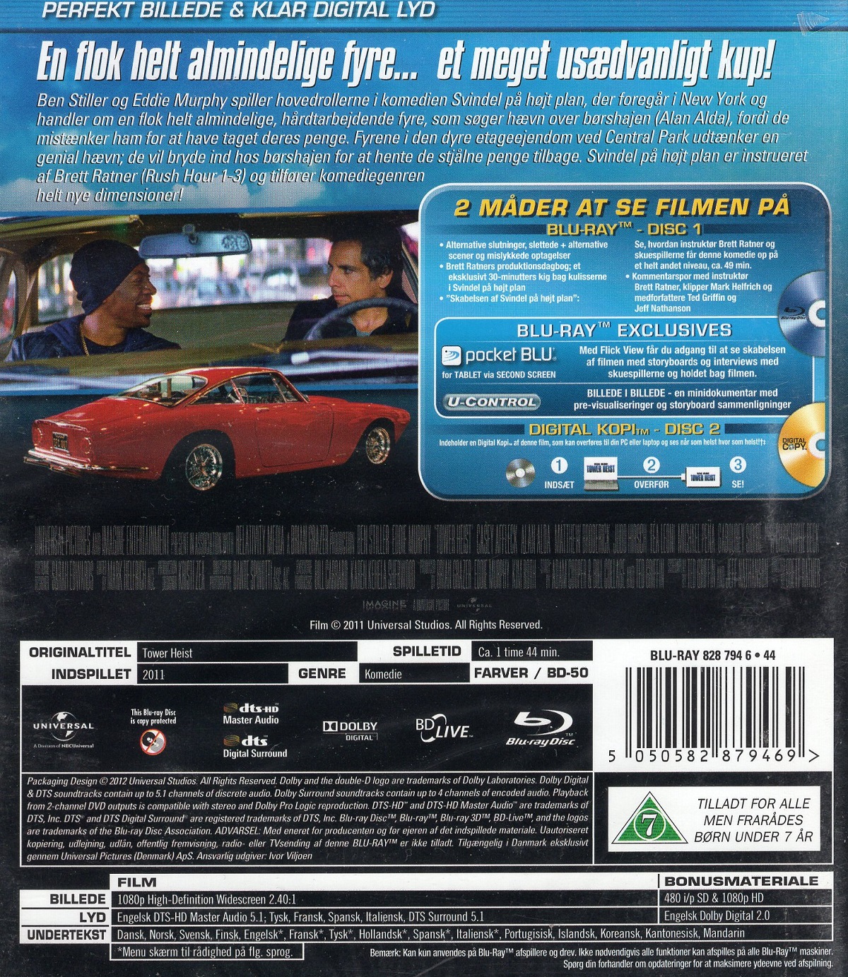 Tower Heist (Blu-ray) - Kvarnvideo.se
