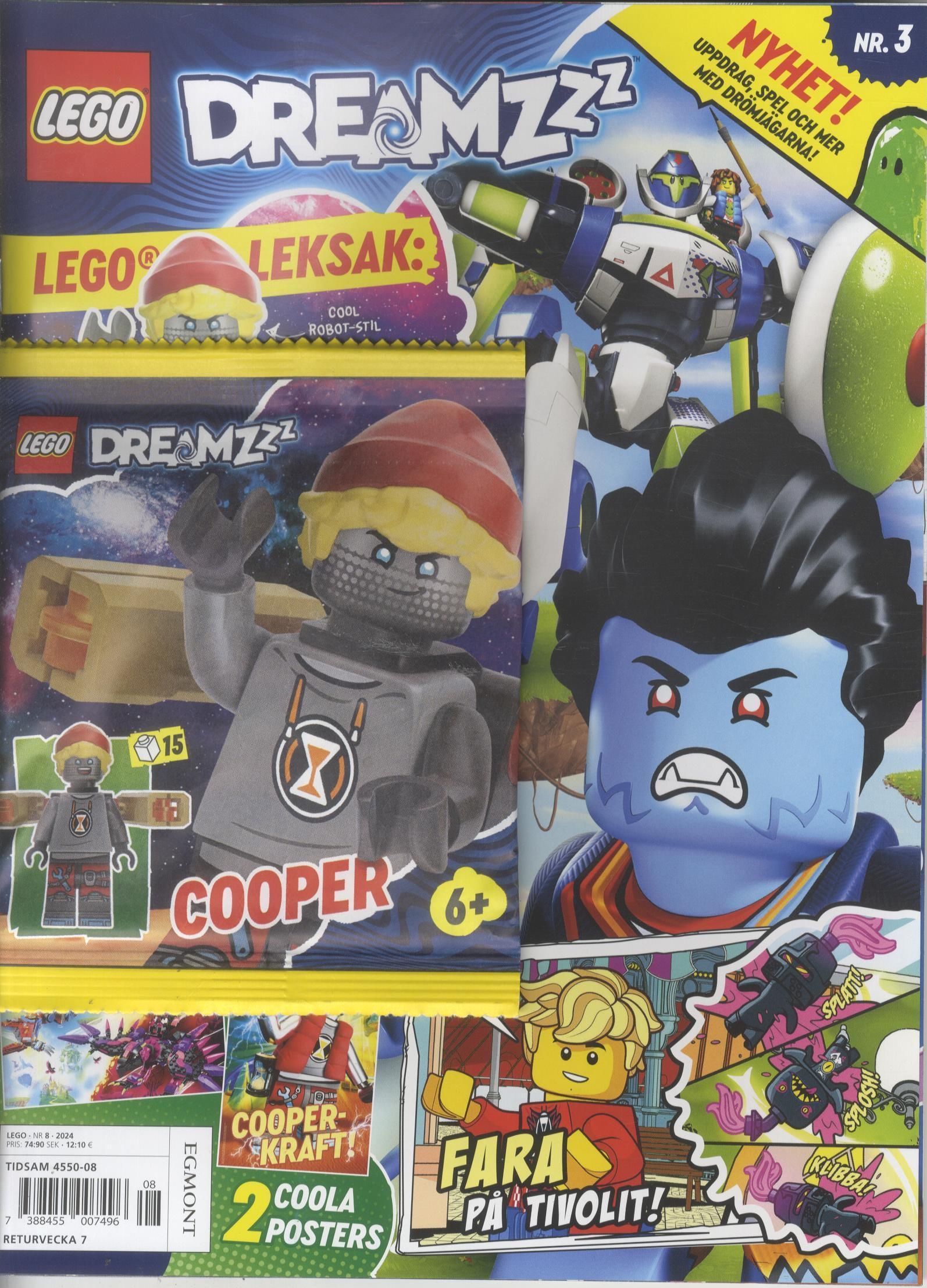 LEGO nr 8 2024, Dreamzzz 3 med Cooper och gyllene kanon! - Seriekällaren