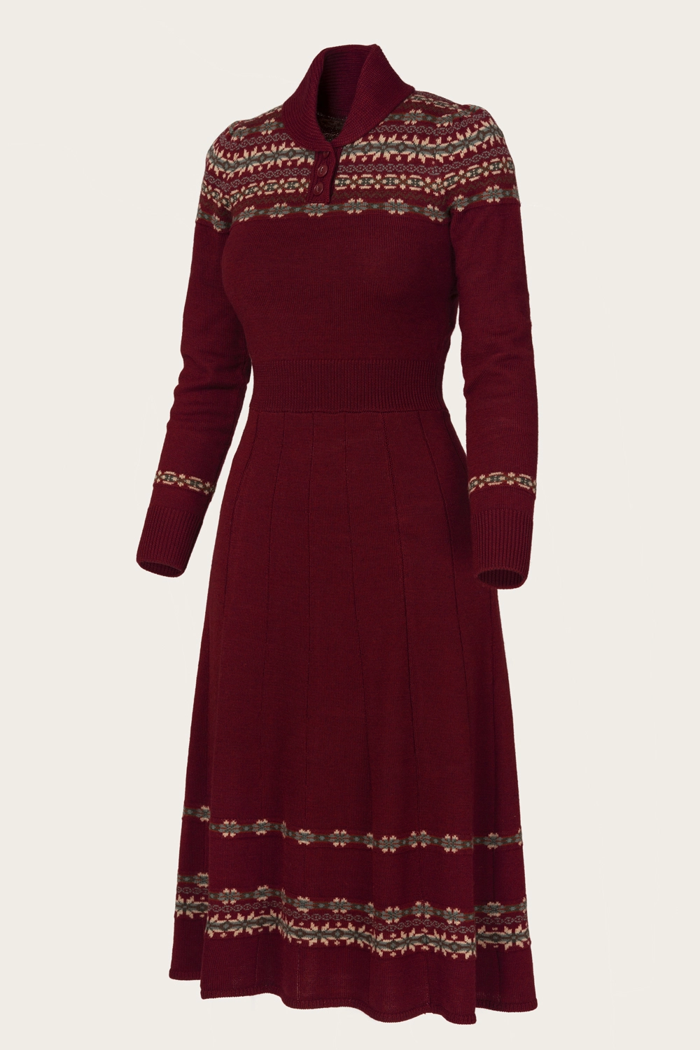 The Fair Isle Knit Dress - Emmy Design