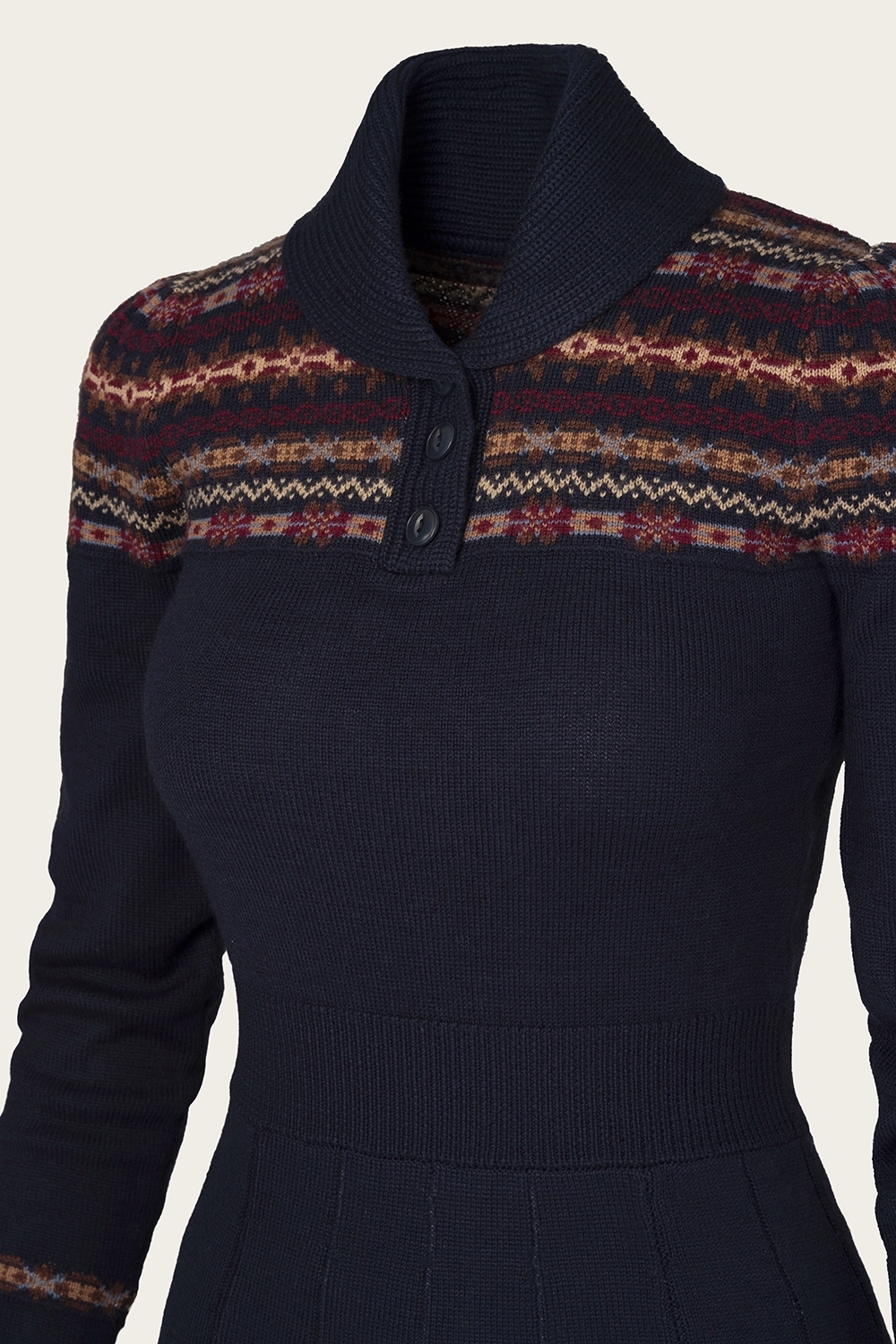 The Fair Isle Knit Dress - Emmy Design