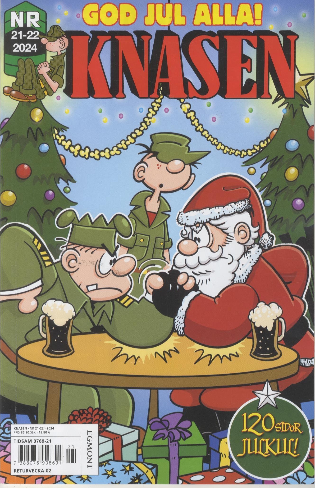 Knasen nr 21/22, God Jul Alla! 120 sidor julkul! - Seriekällaren