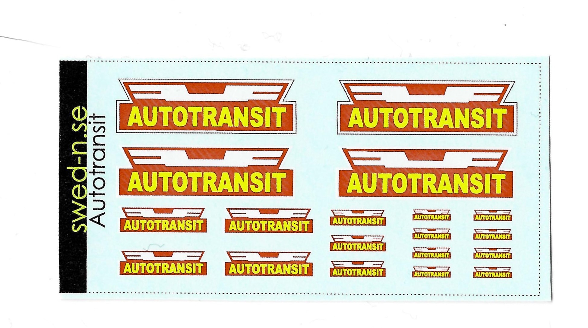 Decal sheet Autotransit - Habo Hobby