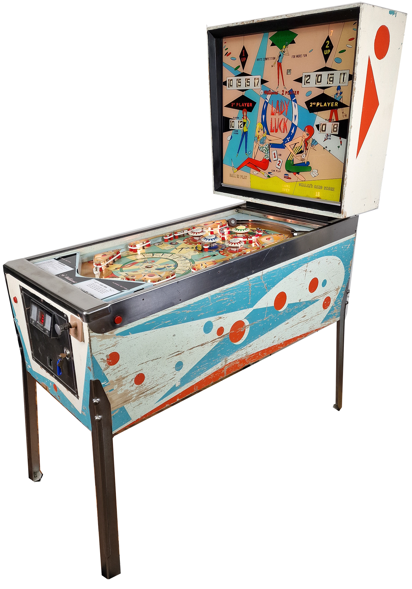 Lady luck Williams -1968 - Gameroom.se flipper och jukebox
