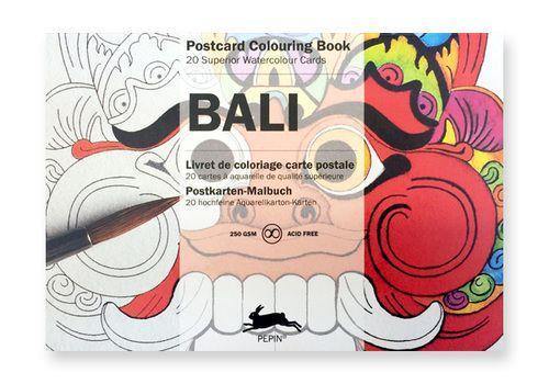 Postcard Colouring Book - BALI - Metalimo i Malmö AB