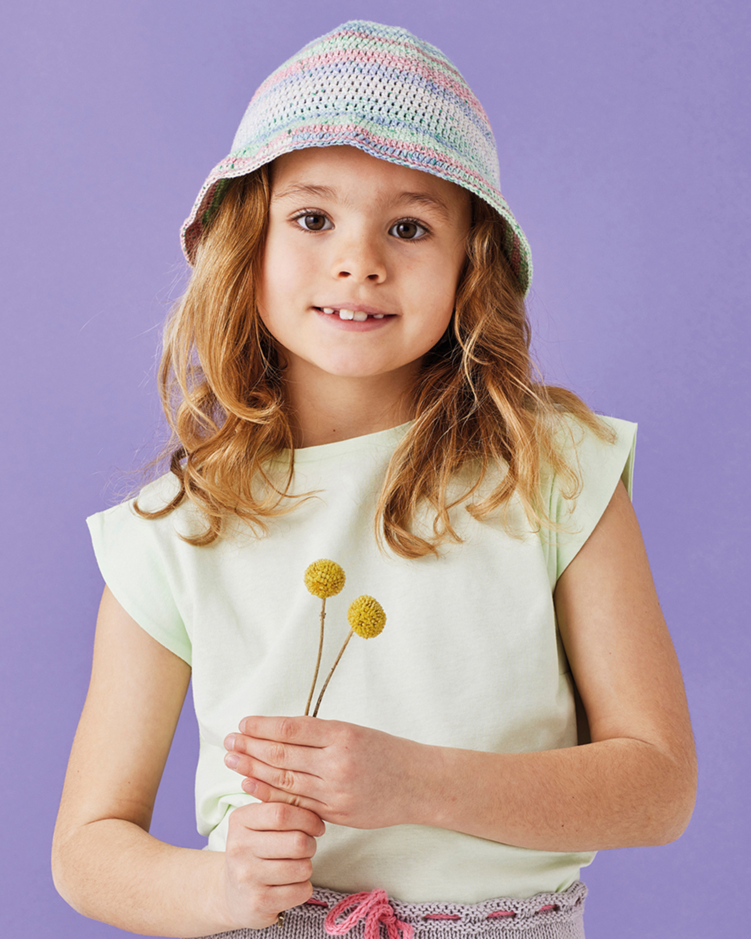 Maja virkad solhatt till barn - Hippstick