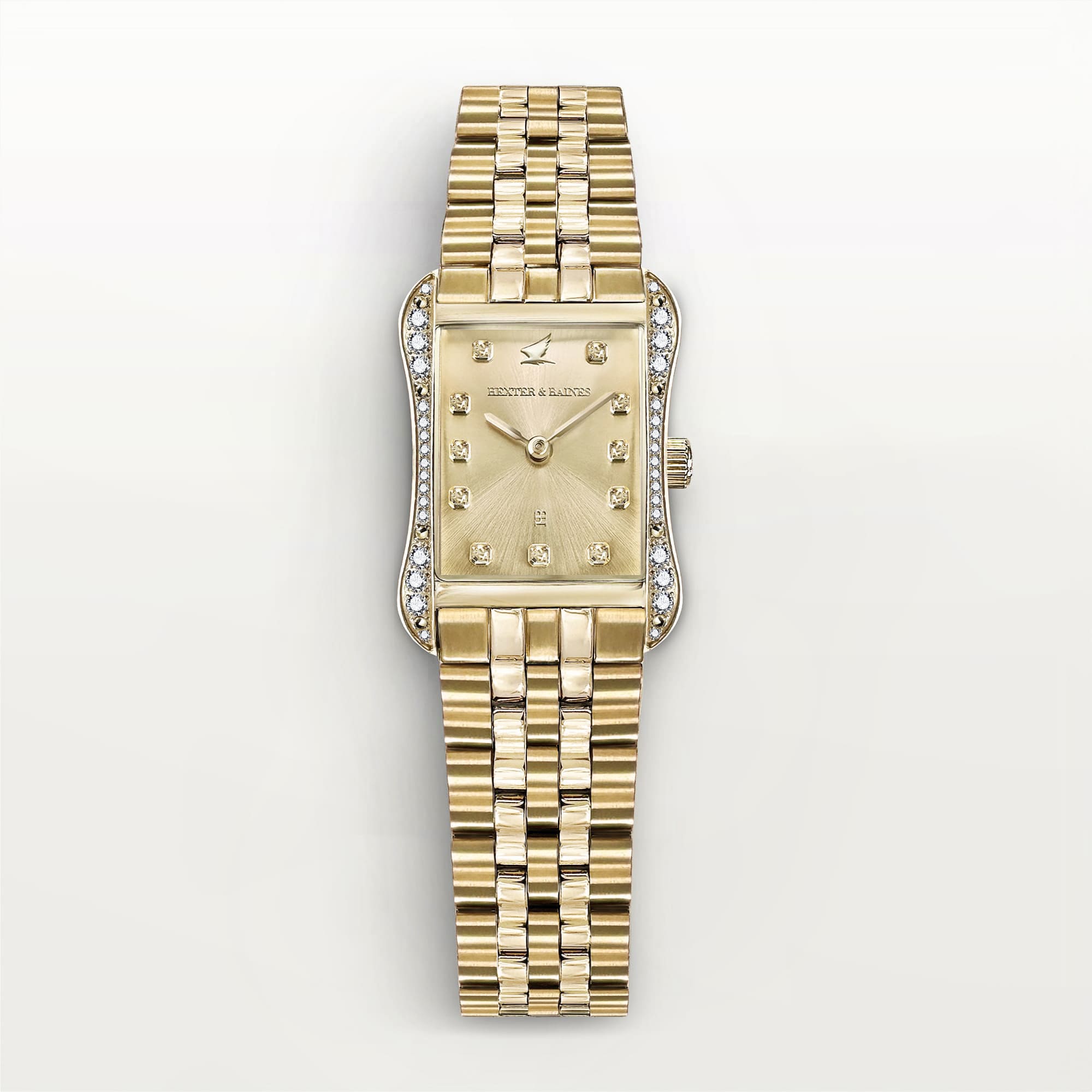H&B Cronvas Pavé, Gold Sunray - Hexter & Baines