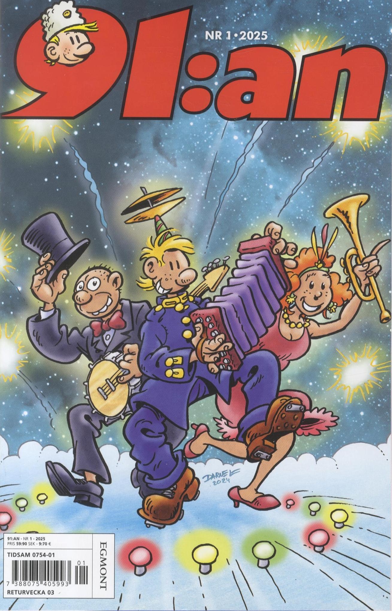 91:an 2025 nr 1, Cabaré på café - Seriekällaren