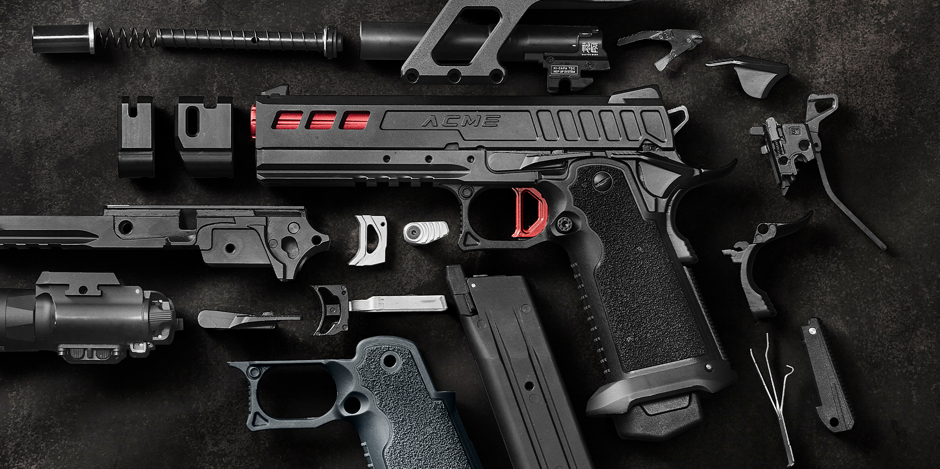 JBB Guns & Accessories - Pistol Hi-Capa ACME GBB-BK