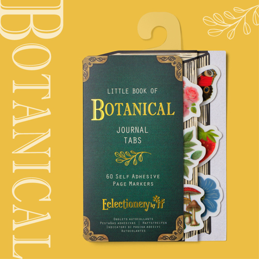 Eclectionery : Journal Tabs Botanical for books, notebooks and journals ...