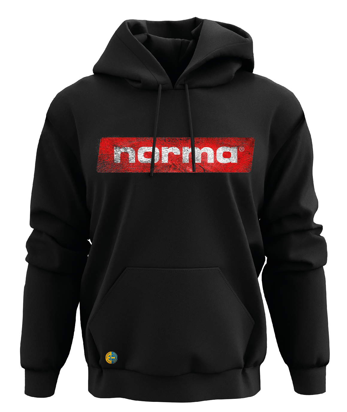 NORMA® grungy logo hoodie - NORMA® Brand Shop