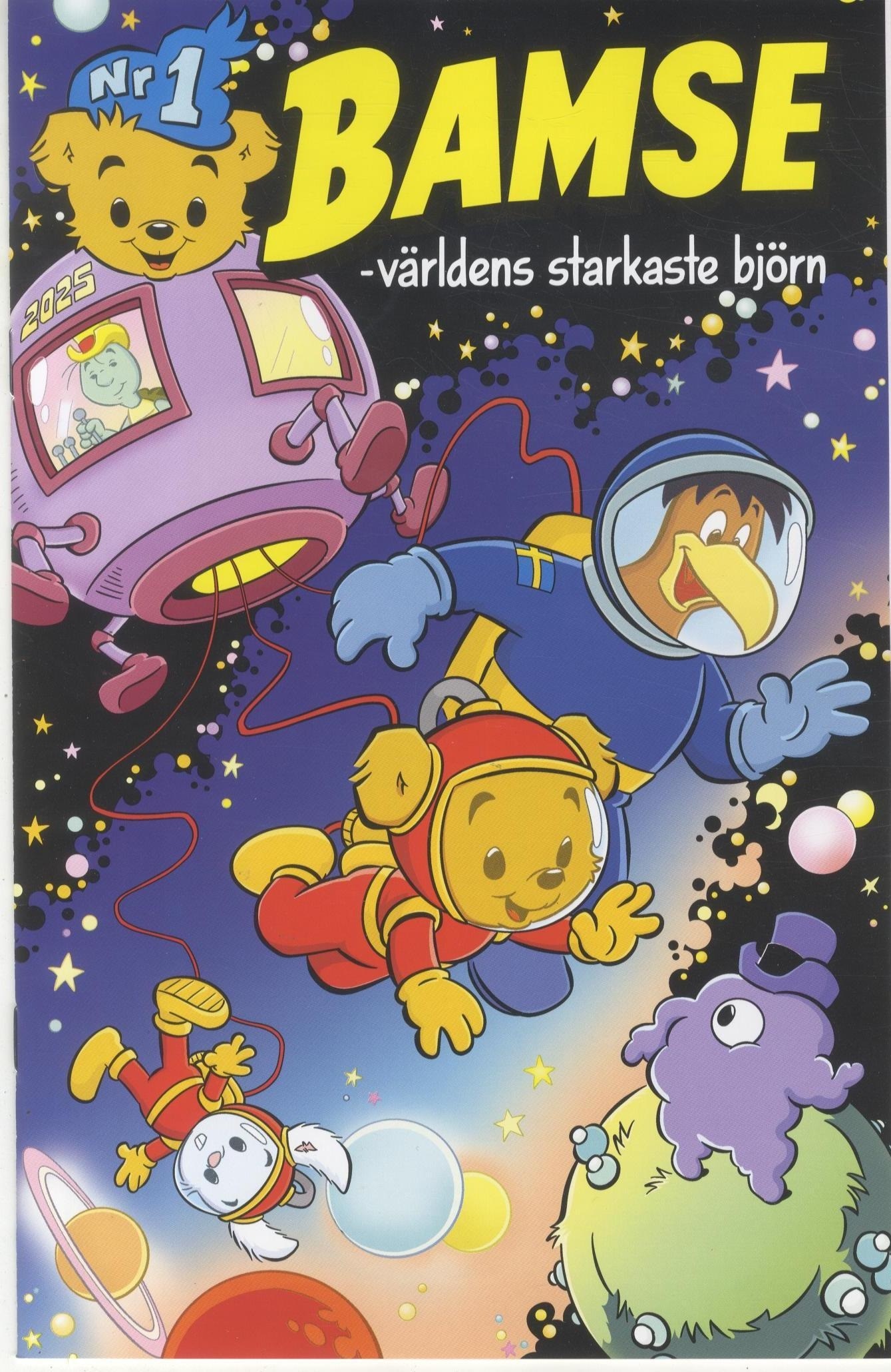 Bamse nr 1 2025, Raffel i rymden - Seriekällaren