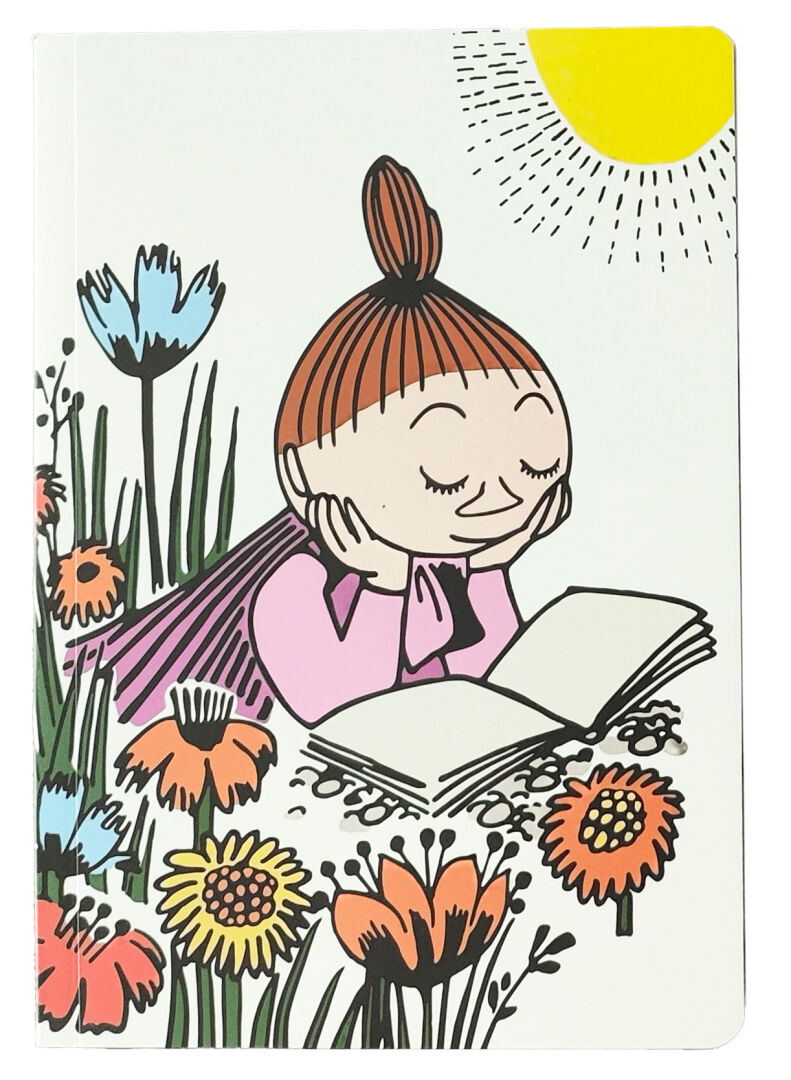 Mumin : Mymlan läser - Skrivbok med mjuka pärmar linjerad A5 - Bokvännen