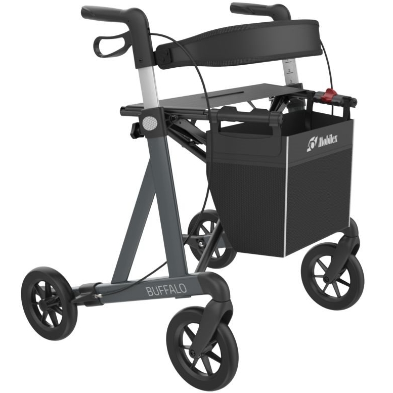 Buffalo HD -rullator med Soft-hjul