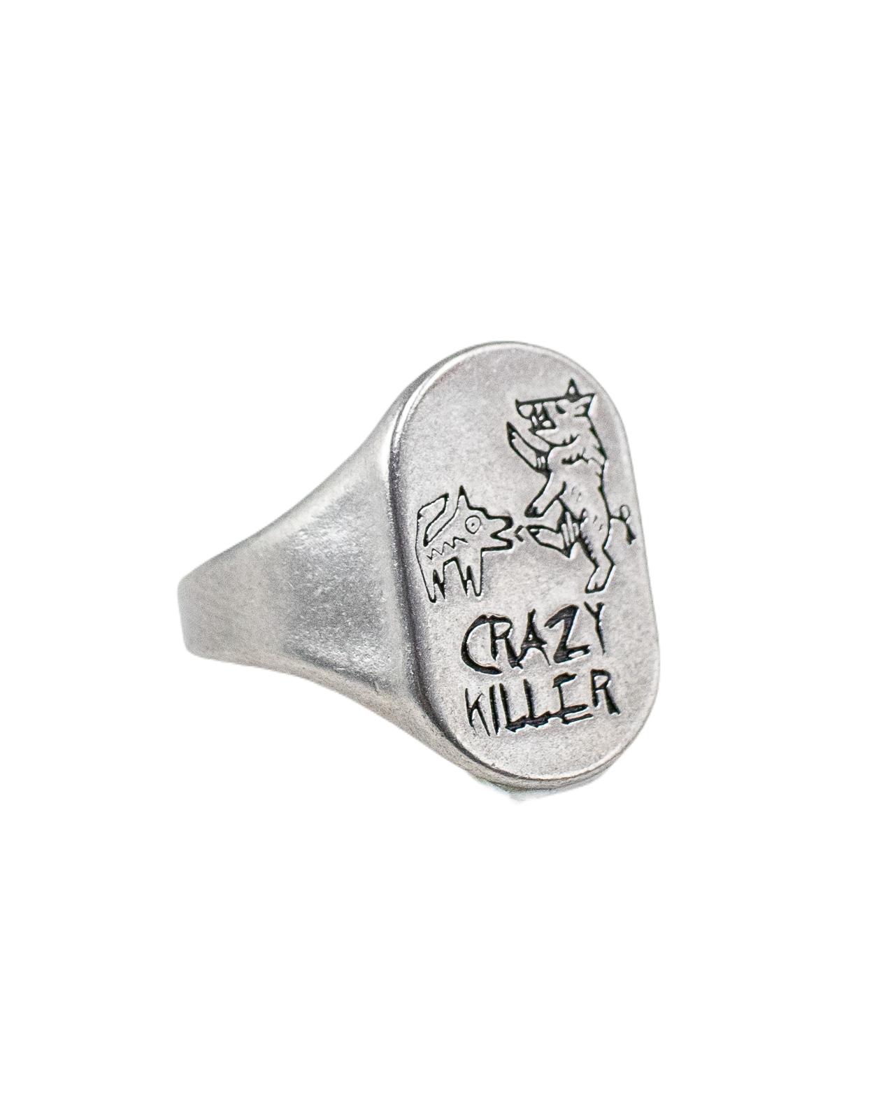 Jernhest - Bo Crazy Killer Ring - Opolerad Silver - Jernhest webbshop