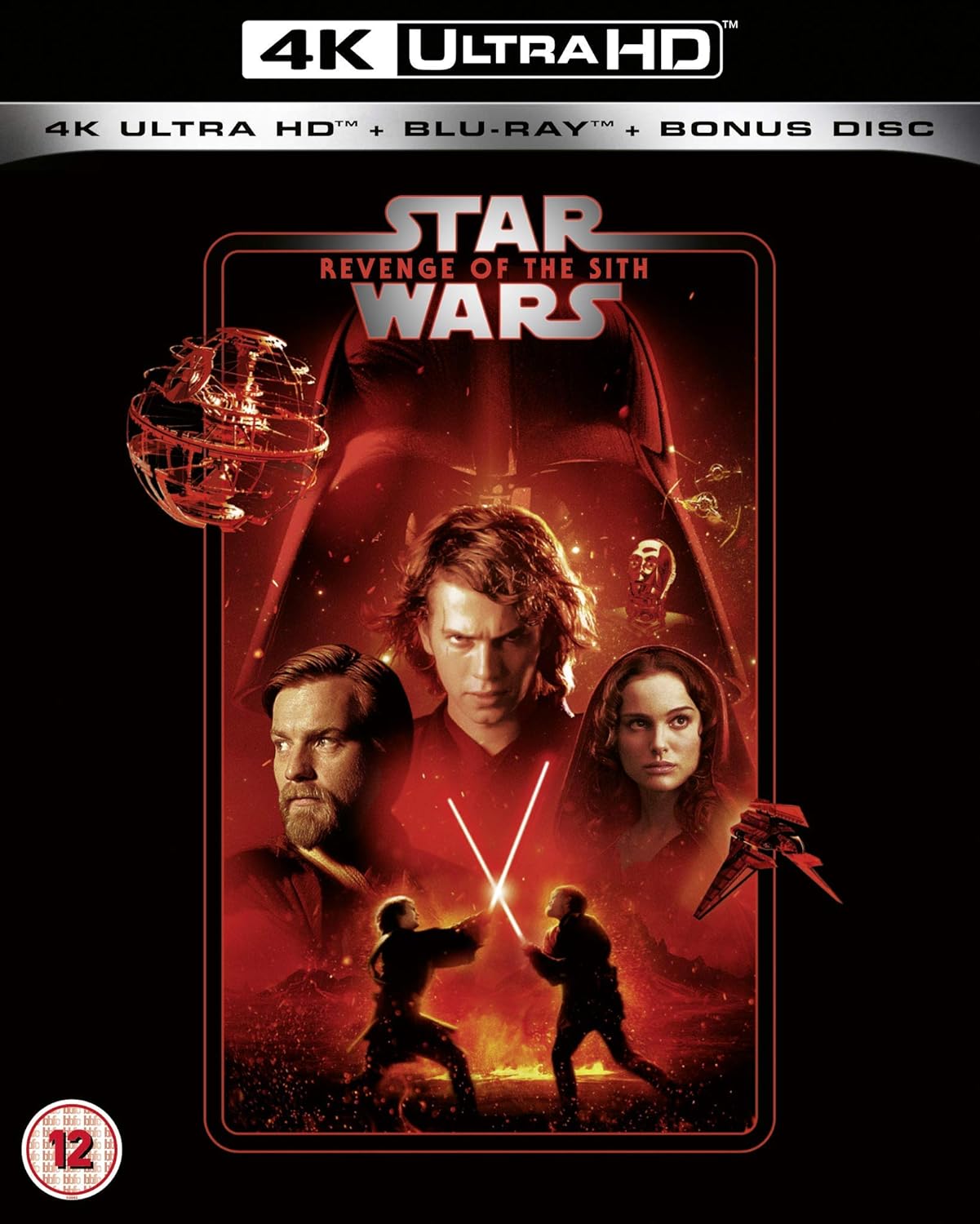 Star Wars III - Revenge of the Sith (4K Ultra HD + Blu-ray) - Kvarnvideo.se
