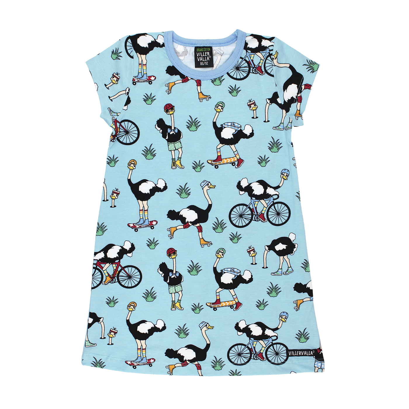 dress OSTRICH LGT BAY | ECO clothing for kids Villervalla®