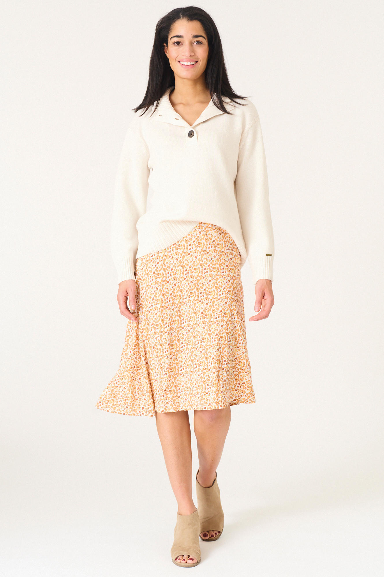 Davina kjol apricot - Rabalder.se
