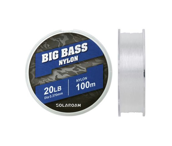 Toray Solaroam Big Bass Nylon 100 m - Borrebutiken